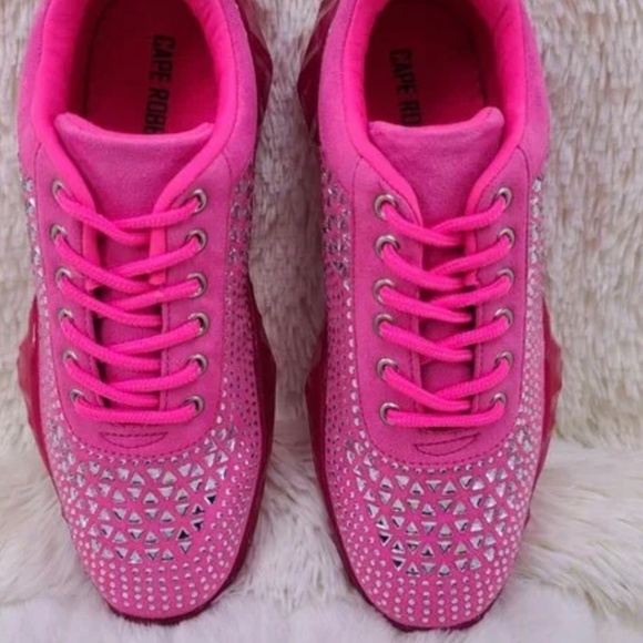 Cape Robbin | Shoes | Hot Pink Bling Shoes | Poshmark